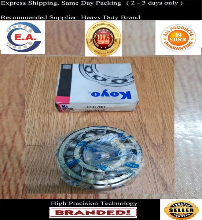 6307 NR Original Koyo Japan Ball Bearing 35x80x21 Bearing with Lock ...