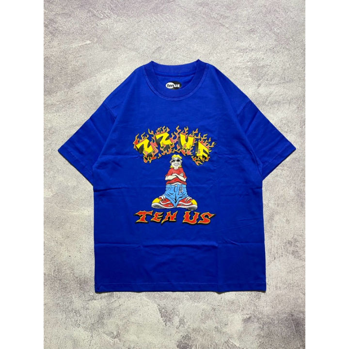ZZUF X TEN US - BLUE OG TS Unisex | Lazada Indonesia