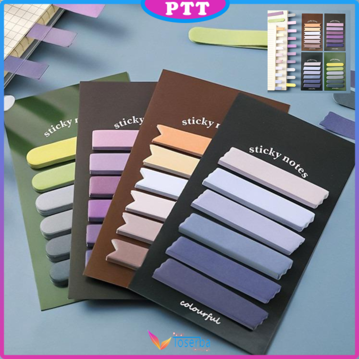 Sticky Notes Kertas Notes Gradiasi 6in1 Tempelan Kertas Catatan 120 ...