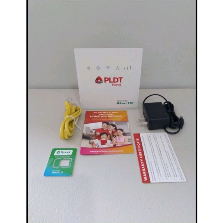 PLDT Home Prepaid WiFi - Free 10GB Data (White Modem - CAT 4) PLDT Cat ...
