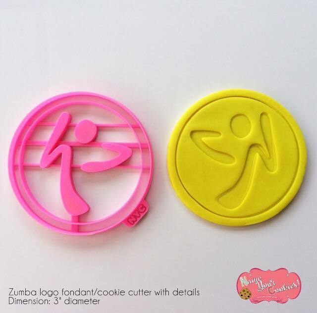 ZUMBA LOGO COOKIE AND FONDANT CAKE DECORATING CUTTER | Lazada PH