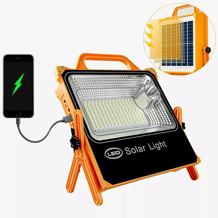Solar Emergency Lightning Outdoor Hiking Travel Waterproof LED Flood ...