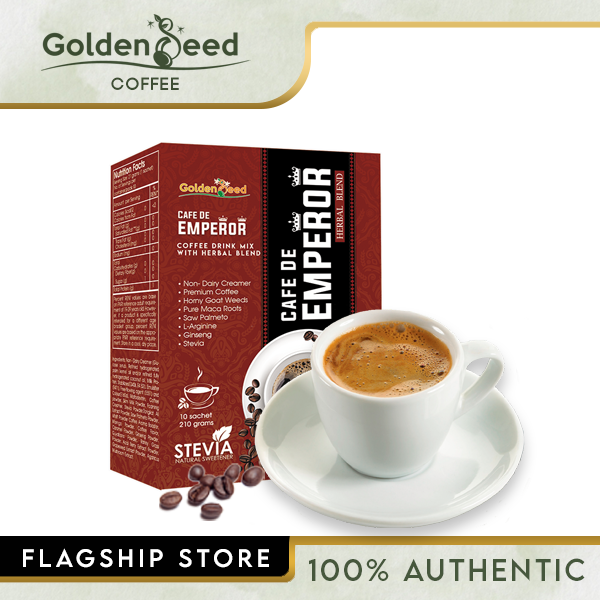 BUY 1 TAKE 1!!! Golden Seed Cafe de Emperor Herbal Blend Instant Drink Mix | Lazada PH
