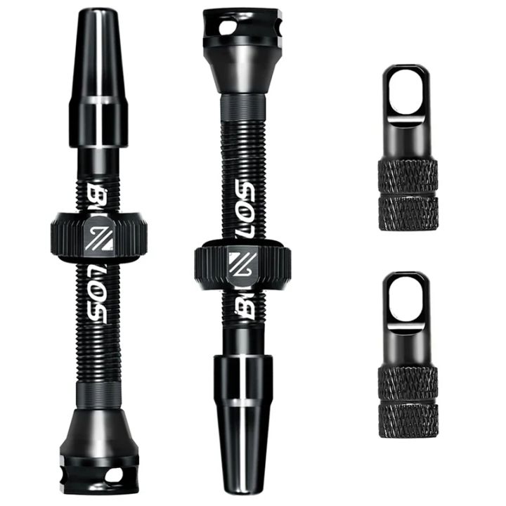 Presta Bike Valve for Road & , CNC Aluminum Tubeless Bicycle Valve ...
