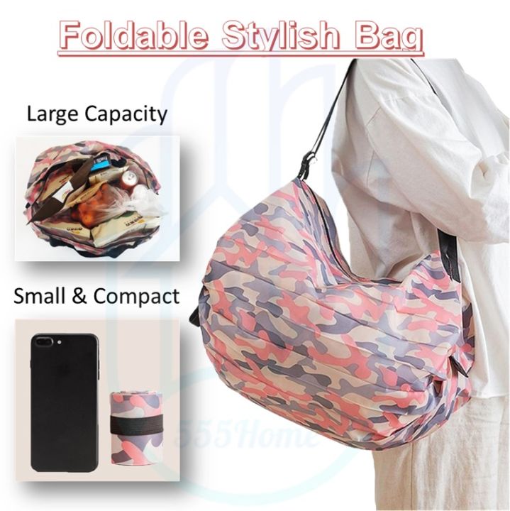 Foldable Shopping Bag /Travel Grocery Tote Sling Bags / Eco-friendly ...
