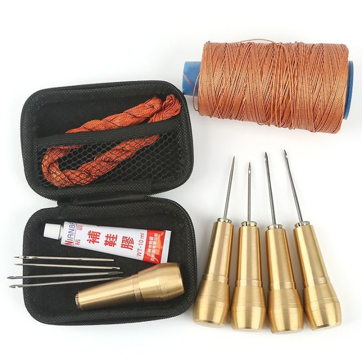 +Upper shoe awl repair shoe sole upper line copper straight hรองเท้า ...