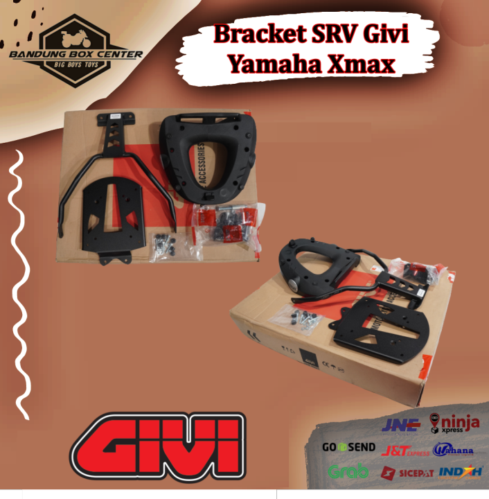 Bracket atau Breket Box SRV GIVI original yamaha Xmax Braket Box Givi ...