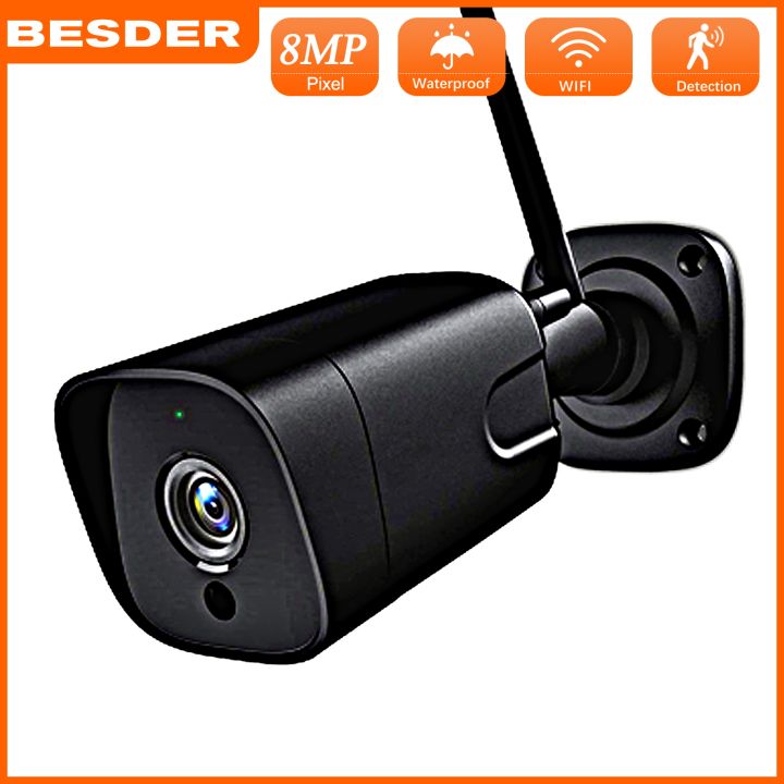 BESDER 8MP 4K Wireless Bullet Smart 5MP 2MP IP Camera Sensor Waterproof ...