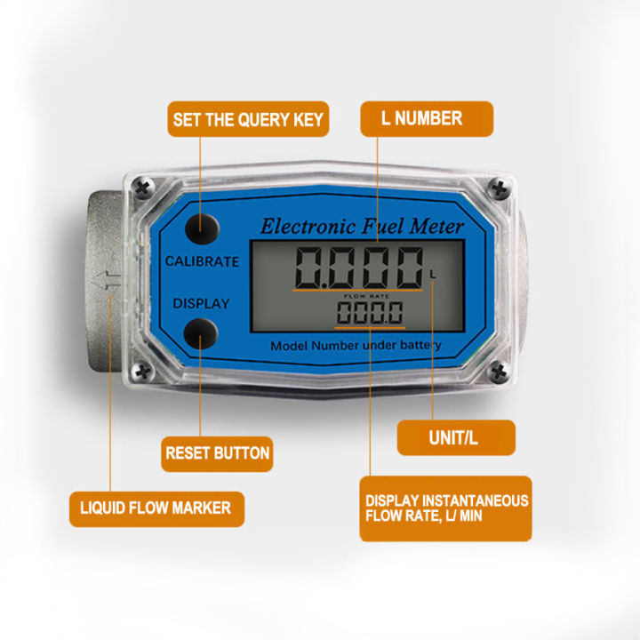 Electronic Stainless Steel Digital Liquid Flow Meter PCB Electronic ...
