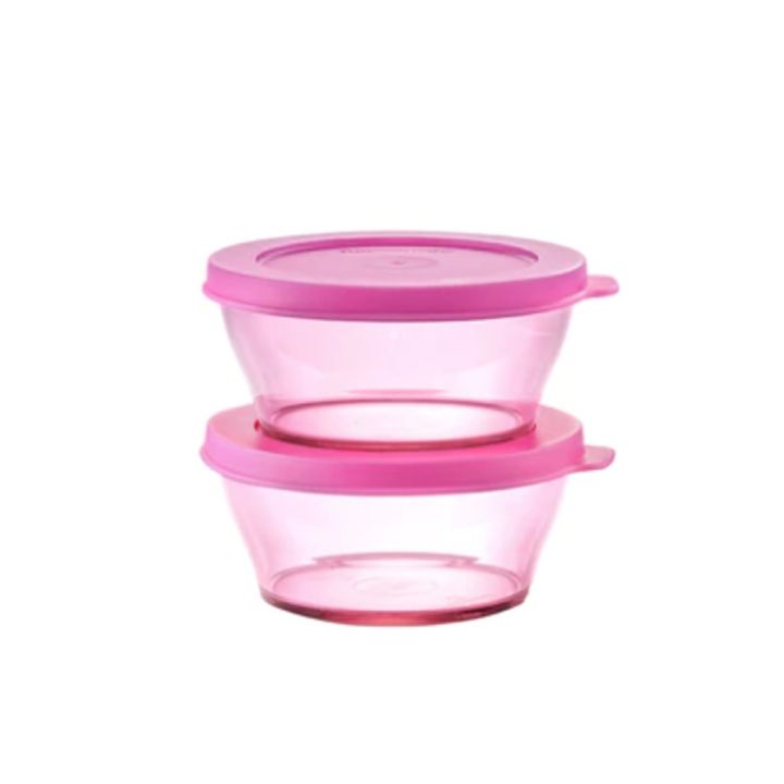 Tupperware Clear Bowl (2) 290ml | Lazada