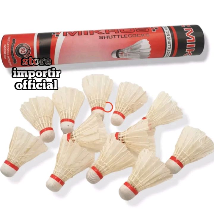 Kok Bulu Tangkis Badminton Baru | Shuttecock Badminton Harga Satuan Per ...