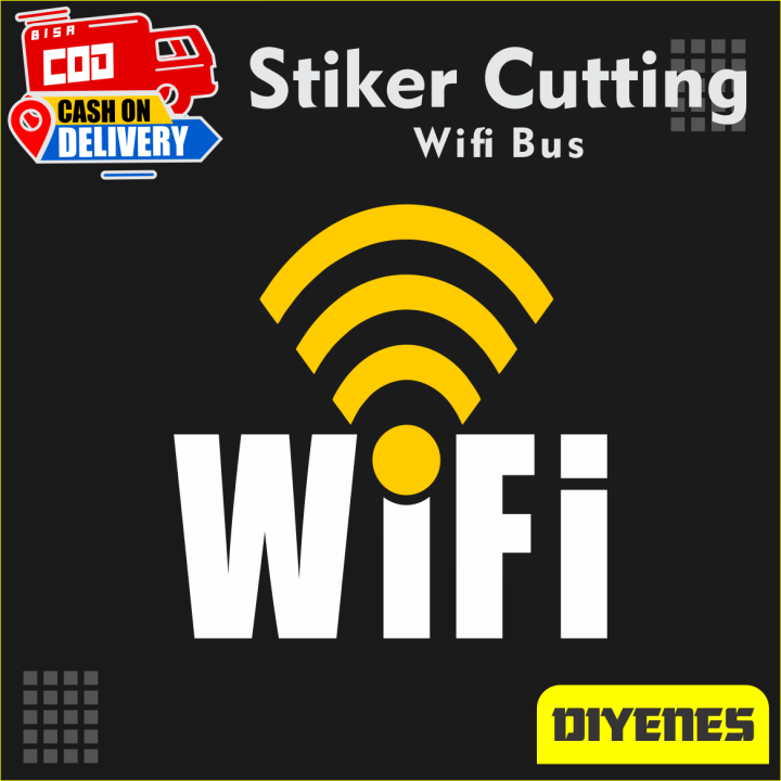 Sticker WIFI Bus , Sticker Cutting Wifi Bus | Lazada Indonesia