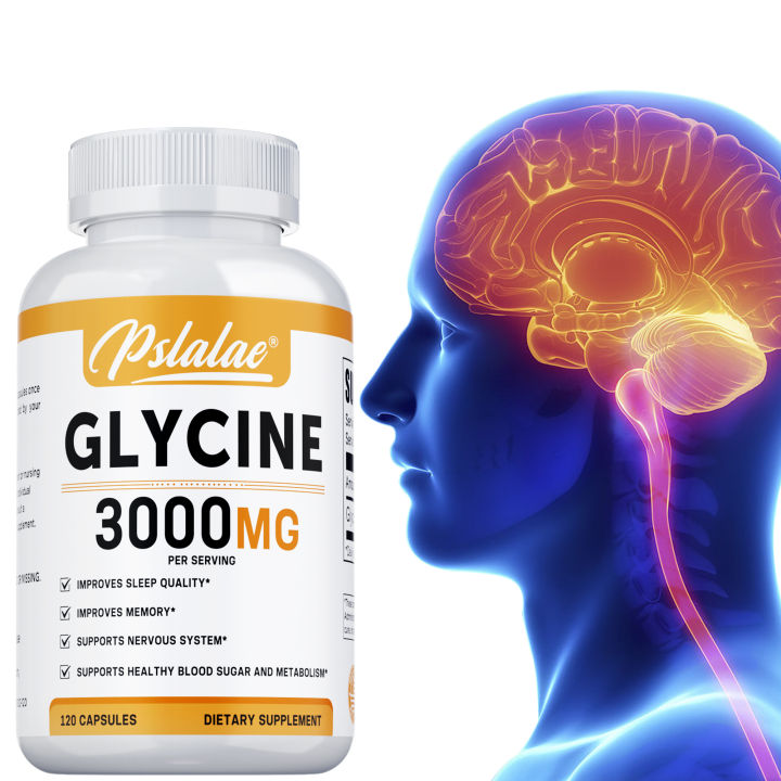 Pslalae Glycine, 3000 mg High Potency Form, Neurotransmitter Support ...