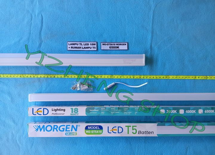 LAMPU LED TUBE T5 BATTEN 18W PUTIH MORGEN | Lazada Indonesia