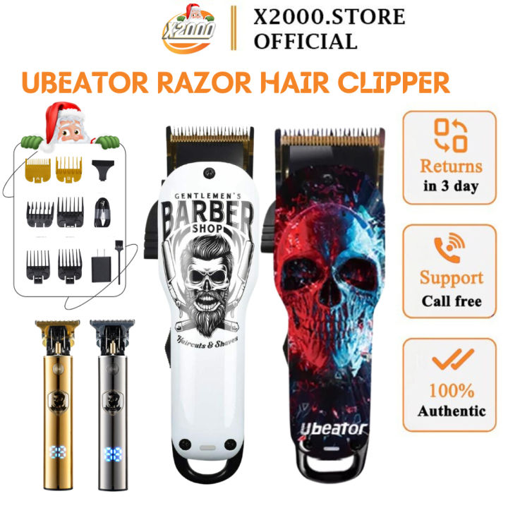 FREE GIFT Ubeator Razor Hair Clipper Rechargeable barber Men's Cordless ...