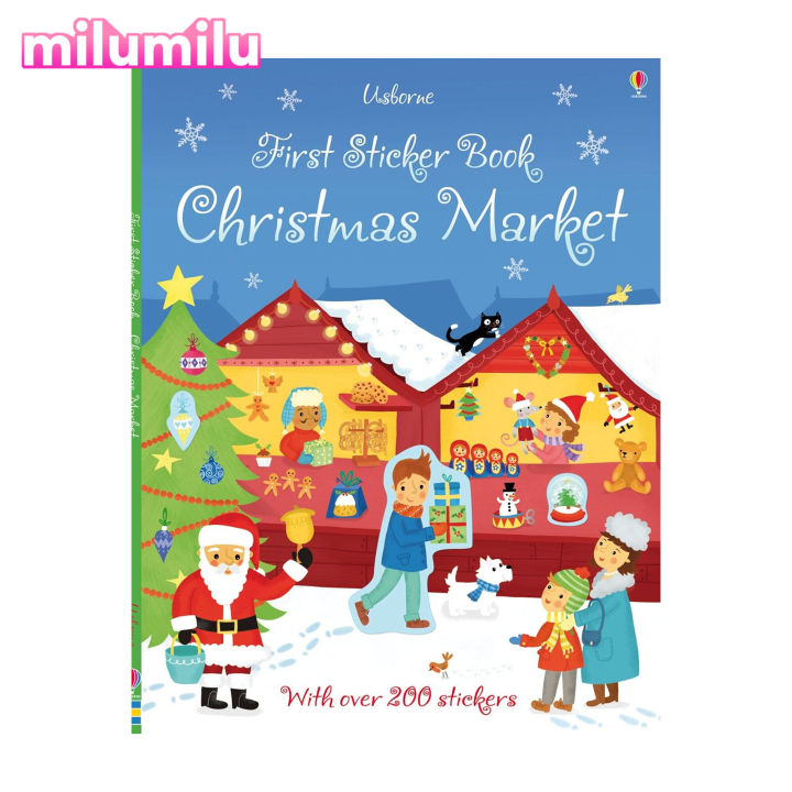 Usborne First Sticker Book Christmas Market | Lazada PH