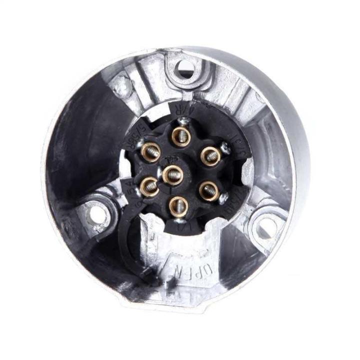 Tirol Tirol 7-Pin Trailer Socket Heavy-Duty Round Pin 7- Pole Wiring ...
