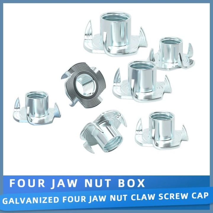 M5 M6 M8 M10 Bolt Dropper T Nut Wood Nut Insert Carbon Steel Blue Zinc ...