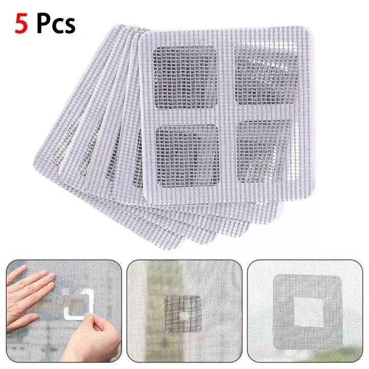 5/10pcs 10X10cm Home Summer Mosquito Net Repair Sticker Door Window ...