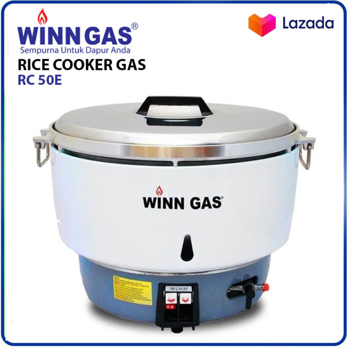 BIG SALE 4.4 NEW RICE COOKER GAS WIIN GAS RC 50E Kapasitas 10 liter ...
