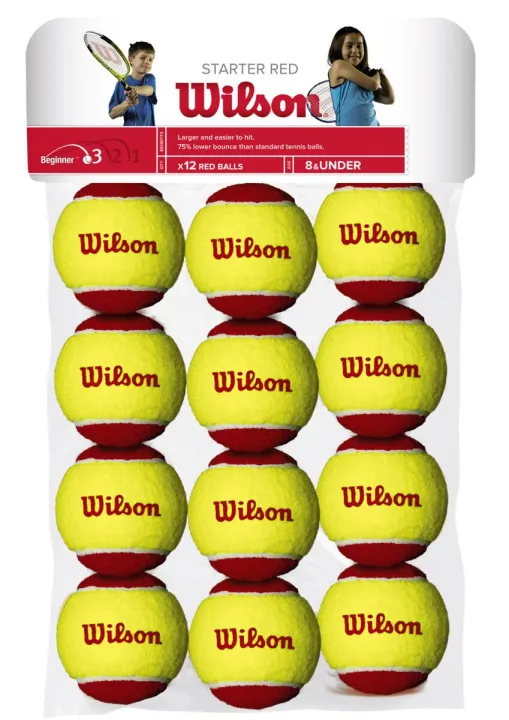WILSON Starter Red ลูกเทนนิส 12 Pack WRT137100 Official Store | Lazada ...