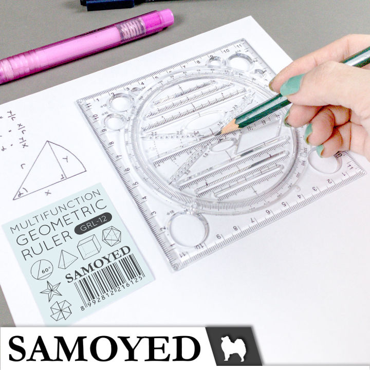 Penggaris / Mal Putar Gambar Geometris / Bentuk / Bangun Datar / Ruang ...