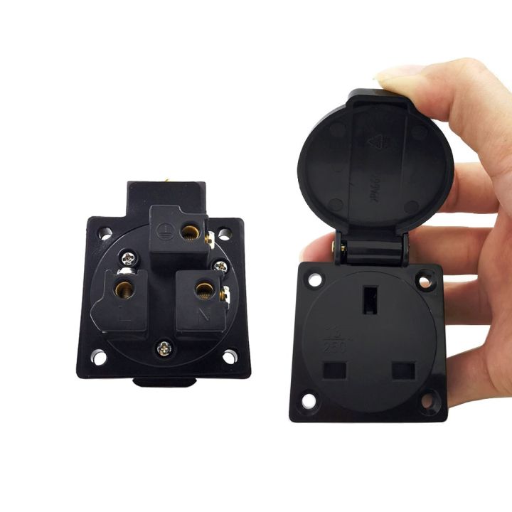 13A 250V UK Singapore Waterproof Outdoor Socket Outlet 50*50mm, British ...