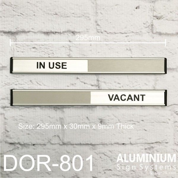 Aluminium Slider In Use Vacant Occupied Door Sign | Lazada