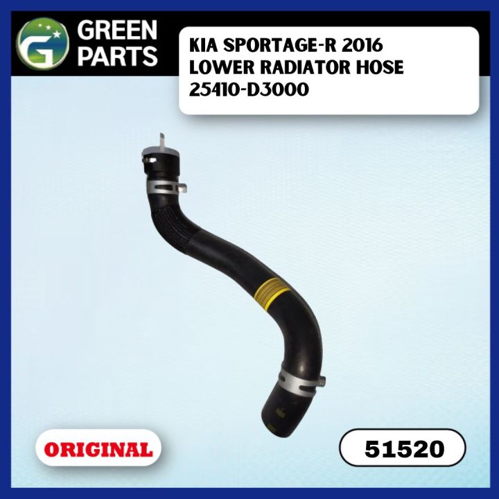 LOWER RADIATOR HOSE FOR KIA SPORTAGE-R (ORIGINAL) FOR DIESEL ENGINE ...