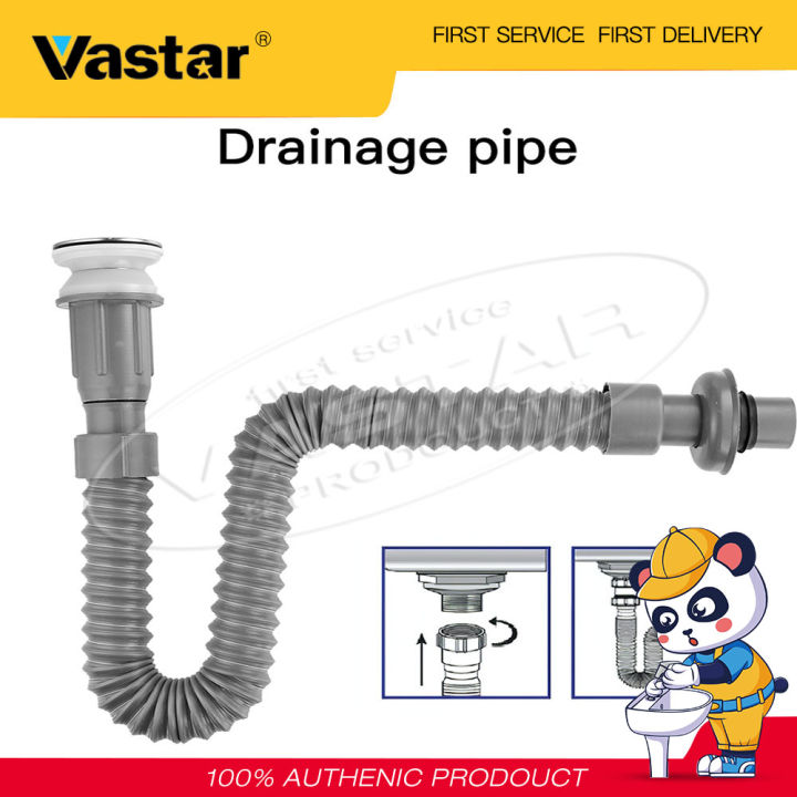 Vastar 2 in 1 PVC Flexible UNI Trap for Basins and Sinks | Lazada PH