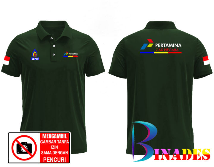 Jual Kaos Baju Kerah Model Polo PERTAMINA GAS NEGARA - ELPIJI BINADES ...
