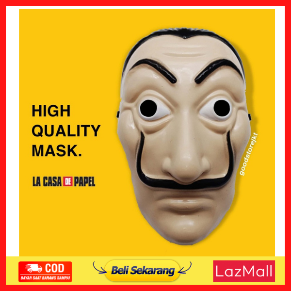 Topeng Salvador Dali Anonymous / Topeng Salvador Dali/ Mask Anonymous ...