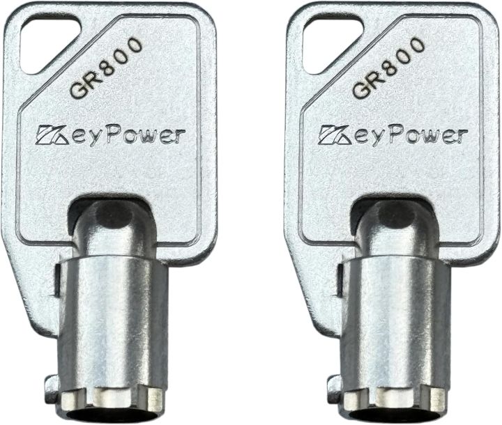 KeyPower Keys (2) GR800 Tubular Key สำหรับ Greenwald Commercial Washer ...
