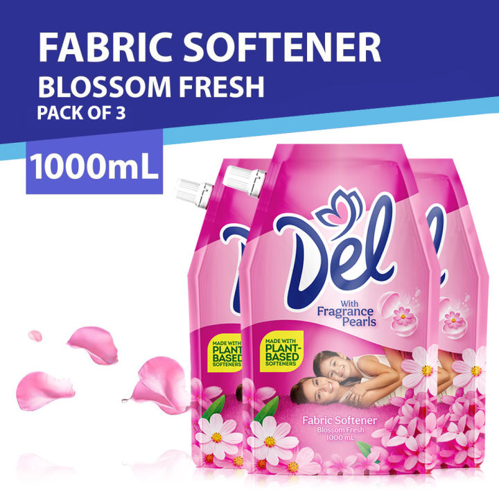 Del Blossom Fresh Fabric Softener (1000 mL SUP) x3 | Lazada PH