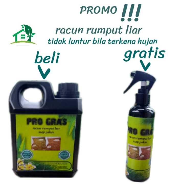 pro gras racun rumput liar tidak mudah lutur terkena hujan sangat ...