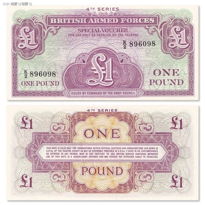 Brand new UNC British 1 pound collection colonial military stamp old ...