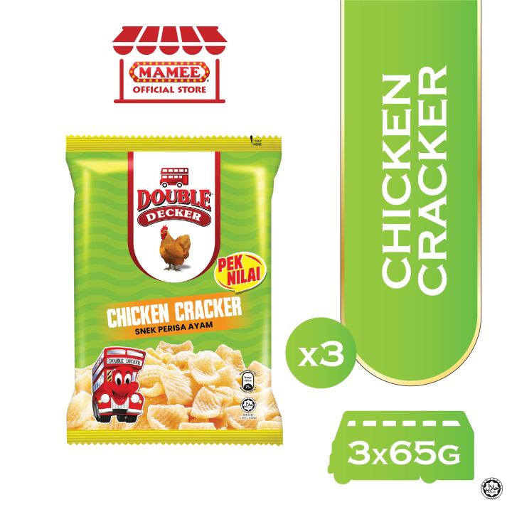 Double Decker Chicken Cracker 65g (3 Packs) | Lazada