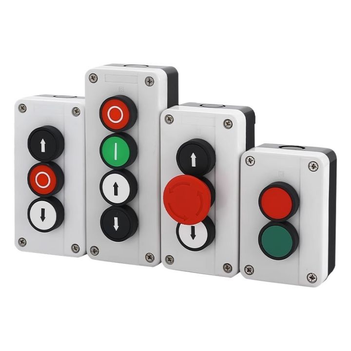 Push Button Switch Control IP65 Start Stop Emergency Stop Self-Recovery ...