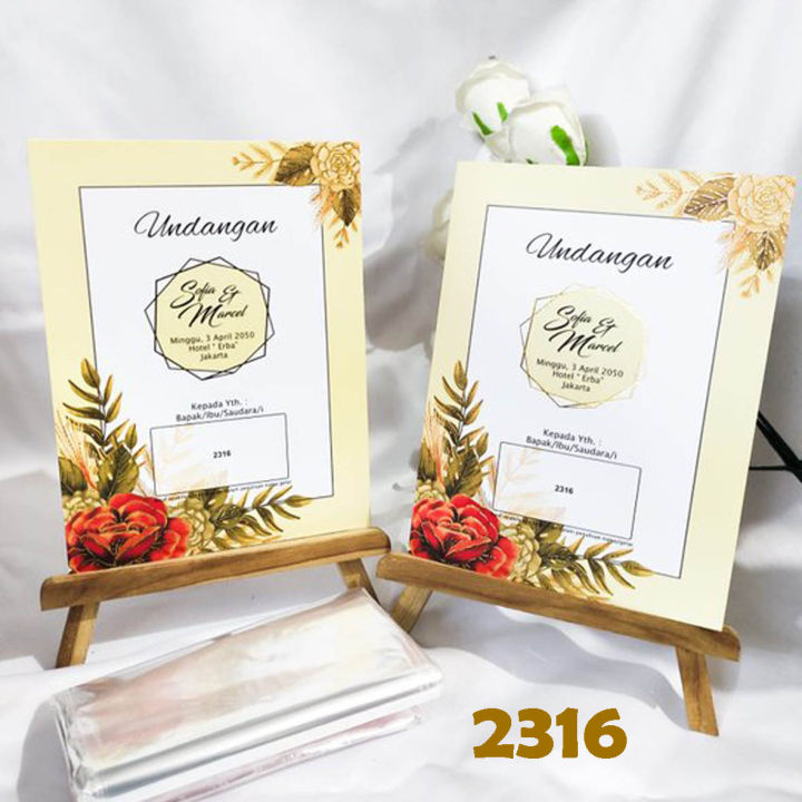 UNDANGAN PERNIKAHAN UNDANGAN NIKAH ERBA - ERA BARU ERABARU 2316 BLANGKO ...