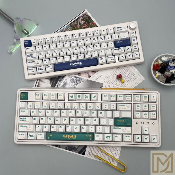 [LOCAL STOCK] Legend of Zelda Keycap PBT Dye Sub Cherry Breath of the ...