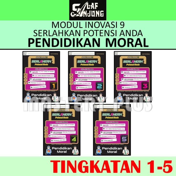 Modul Inovasi 9 Serlahkan Potensi Anda Pendidikan Moral Tingkatan 1 2 3