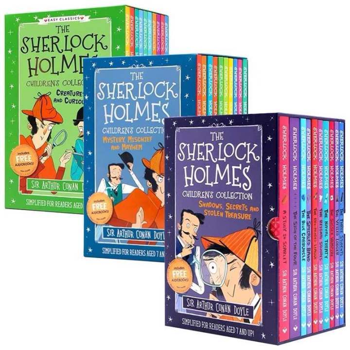 Sherlock Holmes Children's reading Collection books set1-3 （30books ...