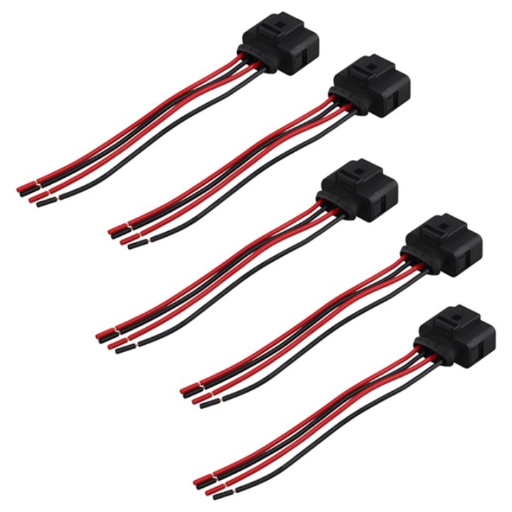 5 Pcs 4 Pin Auto Wire Harness Connector Coil Extension Adapter ...