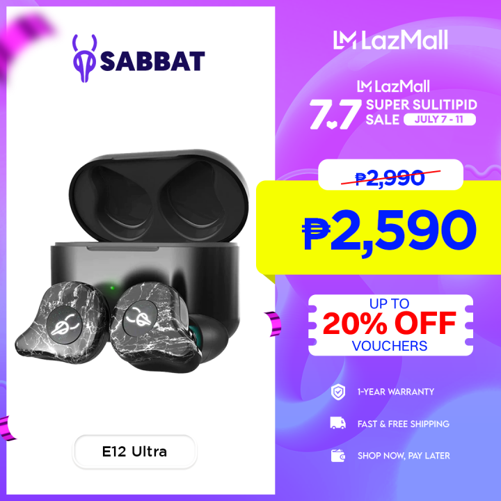 Sabbat E12 Ultra Marble Series (Advanced Stone) TWS True Wireless ...