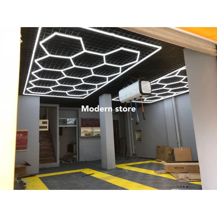 Hexagon Automotive LED Light for car wash car wrap and painting room24h ...