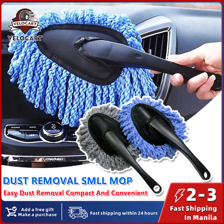 Car Mini Mop Dust Duster Car Wash Cleaning Mop Special Brush Soft ...