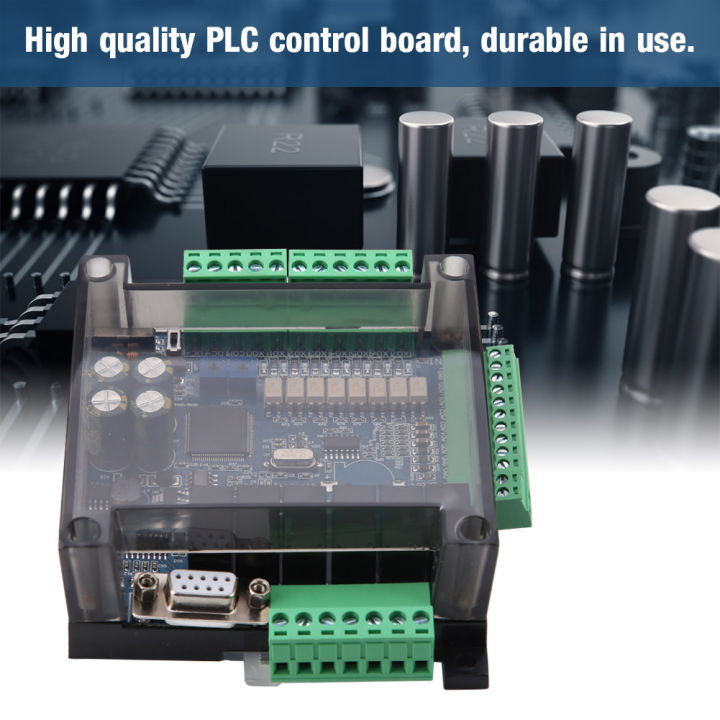 PLC Industrial Control Board FX3U-14MR Simple Programmable Controller for Industrial Automation ...