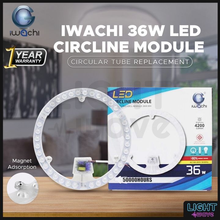 [CIRCULAR TUBE REPLACEMENT] IWACHI 36W LED CIRCLINE MODULE DECORATIVE ...