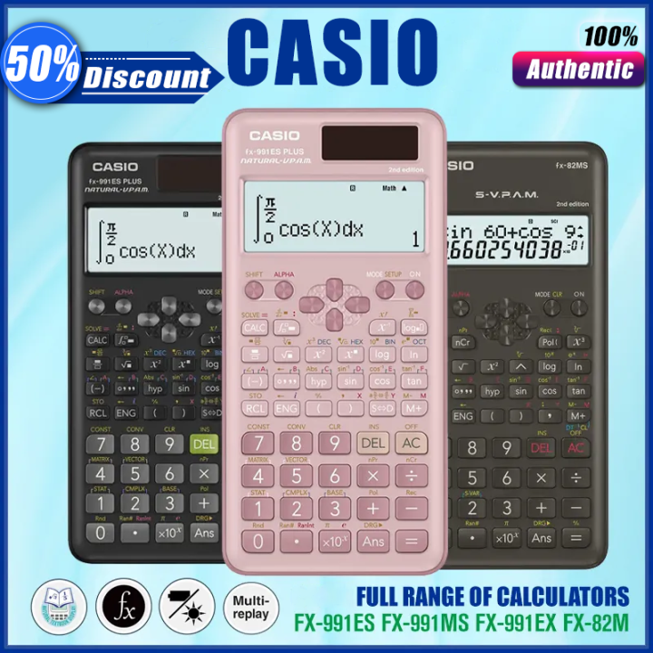 【90 Days Warranty】Original Scientific Calculator FX-991ES Plus FX-82MS ...