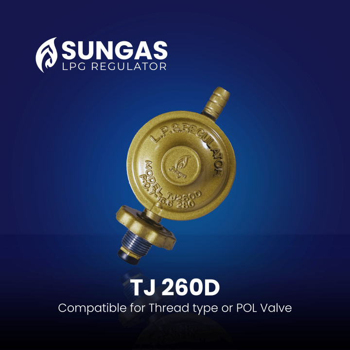 Sungas LPG Regulator for POL Valve/Thread Type | Lazada PH